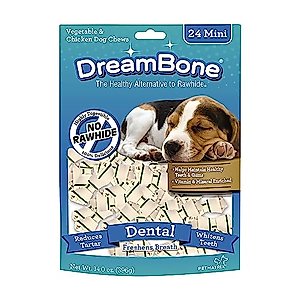 DreamBone Dental Chews, Rawhide-Free Chews for Dogs, Maintain Fresh Breath and Clean Healthy Teeth