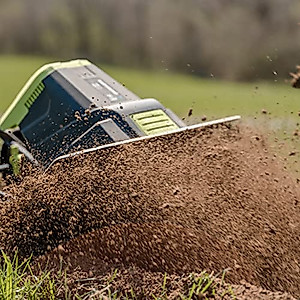 Earthwise Power Tools by ALM TC70018EW 14-Amp 18-Inch Electric Garden Tiller Cultivator, Fixed Tines, Black