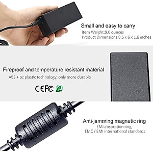 65W Laptop Charger for HP Model 15: 15-ac, 15-af, 15-an, 15-dy, 15-dq, 15-da, 15-db, 15-dw, 15-f, 15-ef, 15-ab 15-au, 15-aw, 15-ay, 15-ba, 15-bn, 15-bk, 15-br, 15-bs Series AC Adapter