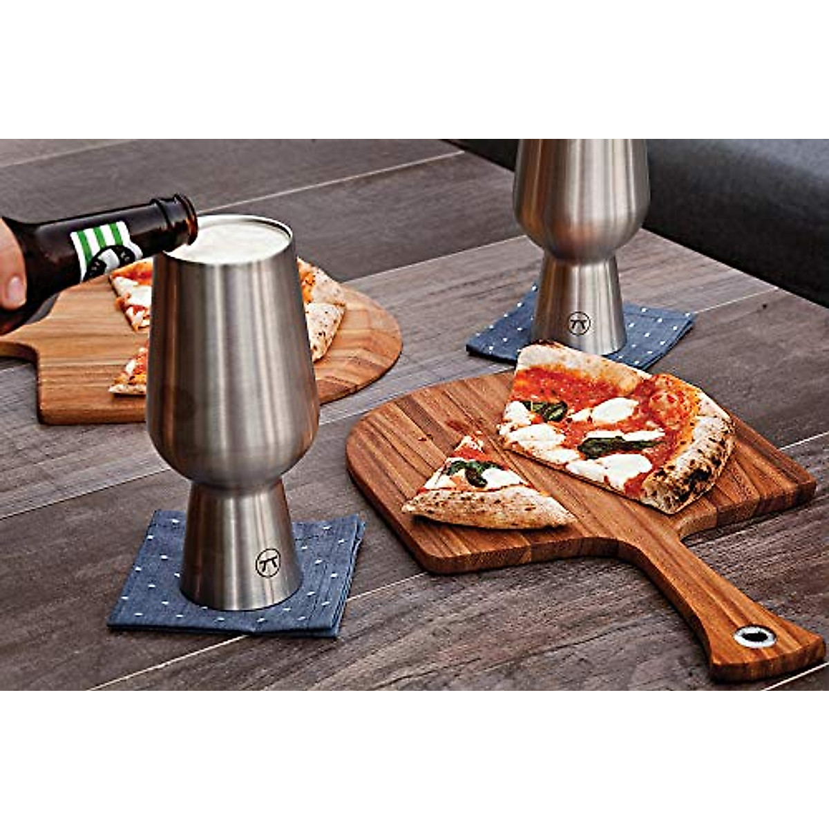 Ironwood Lucca Mini Pizza Peel, One Size, Acacia Wood