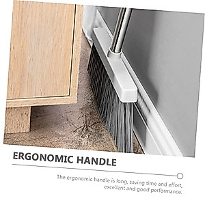 PLAFOPE 1 Set Home Cleaning Supplies Stand up Pan Standing Dustpan Pet Broom Cleaning Dustpan Kitchen Cleaning Outdoor Flooring Garden Broom Handheld Broom Cleaning Kits Stainless Steel