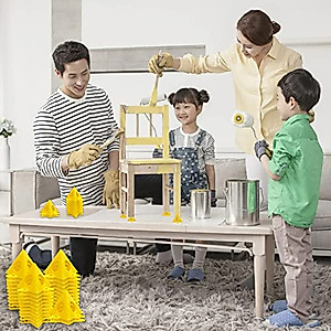 KATA 32pcs Pyramid Stands Painter's Painting Stands,Mini Cone Paint Stands for Canvas and Door Risers Support,Cabinet Paint Pouring