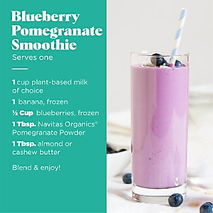 Navitas Organics Pomegranate Powder, 8oz. Bag, 45 Servings — Organic, Non-GMO, Freeze-Dried, Gluten-Free