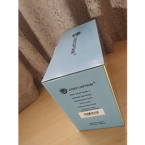 Chefcaptain Ceramic Soup Bowls, Soup Bowls With Handles High-Grade Ceramic Chili Bowls With Sturdy Handles And Lids, Stoneware Bowls French Onion Soup Crocks XL 22OZ (Brown Cream)