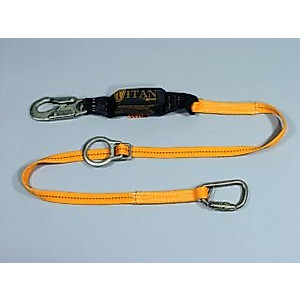 Honeywell Miller Titan by Honeywell T6111TB/6FTAF 6-Feet Harness/Shock-Absorbing Pack Lanyard Combos