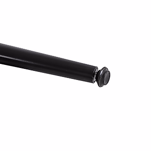 Mid Century Modern Accent Chair Button-Tufted Upholstered Comfy Chair with Linen Fabric Lounge Arm Chairs with Black Metal Legs for Living Room Bedroom (Dark Gray)