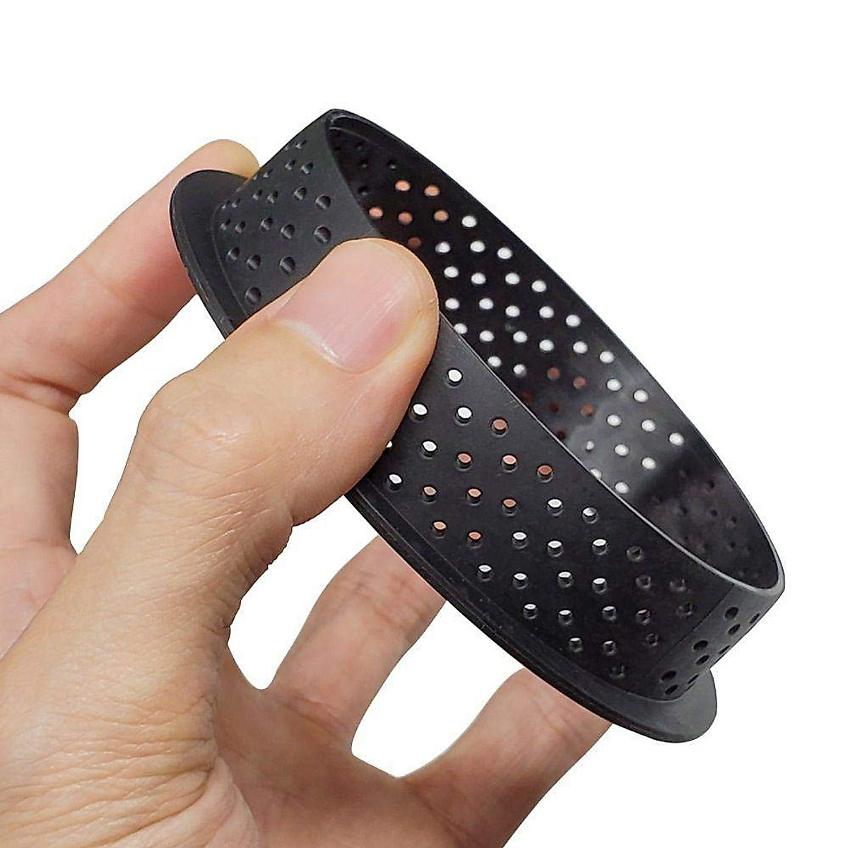 JUST N1 8 PCS Tart Rings Perforated Cake Mold Round Shape Mousse Circle Ring, Circle Tartlet, Perforated Mold Cake Decorating