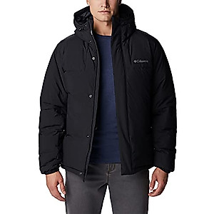Columbia Men's Aldercrest Down Hooded Jacket, Black, X-Large