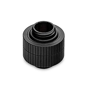 EKWB EK-Quantum Torque 14mm Rotary Male to Male Extender Fitting, Black