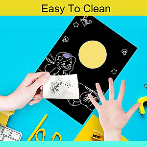 Mocossmy Mermaid Magic Scratch Art for Kids,9 Sheets Double Sided Mermaid Ocean Theme Rainbow Scratch Paper Scratch Art Crafts & Scratch Sticks for Kids Boys Girls Birthday Party Favor Supplies Games