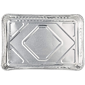 VeZee's Aluminum 16x11-¼x3/4 inches Cookie Sheet Baking Pans: Disposable Aluminum Foil Trays Ideal for Brownie, Coffee Cakes, Side Dishes : 10 Sheets