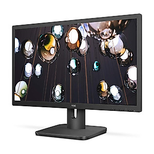 AOC 22E1H 21.5" HD 1900x1080 Monitor, 5ms, FlickerFree, HDMI/VGA, VESA Compatible, EPEAT Silver, EnergyStar (Renewed)