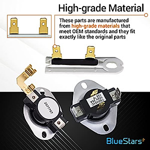 [UPGRADED] Ultra Durable 279816 & 3977767 & 3392519 & 3387134 Complete Dryer Kit by BlueStars - Compatible with Whirlpool Dryers - Replaces 3399693 WP3977767VP PS345113 AP6008325 WP3977393 3399848