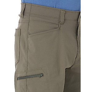 Wrangler Authentics Men's Performance Comfort Flex Cargo Short, Earth Green, 42