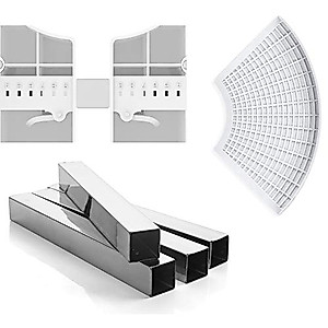 Adjustable Plant Stand (15-20’’) with Wheels Large Potted Planter Plant Stand on Wheels Pound Heavy Duty Plant Dolly Movable Plant Caddy Adjustable Rolling Tray Coaster…