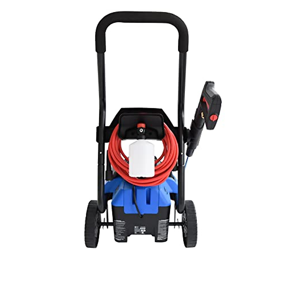 AR Blue Clean BC2N1HSS Electric Pressure Washer-2300 PSI, 1.7 GPM, 13 Amps Quick Connect Accessories, 2 in 1 Detachable Cart, On Board Storage, Portable Pressure Washer, High Pressure, Car, Patio