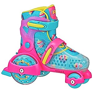 Roller Derby Fun Roll Adjustable Roller Skates for Beginners, Boys & Girls Medium (11-2)