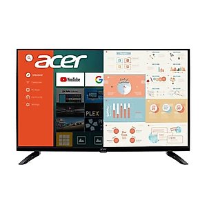Acer DA320Q bemiiix 31.5” HD (1366 x 768) VA Smart Monitor | Streaming TV (Tuner-Free), Netflix, YouTube & More | Wi-Fi 5 | BT 5.0 | 3 x HDMI 1.4, 1 x S/PDIF, 1 x CVBS, 2 x USB 2.0 & 1 x RJ-45