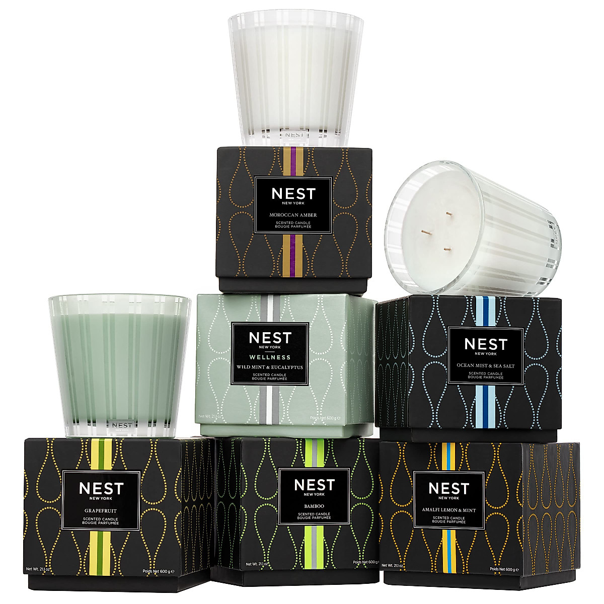 NEST New York Amalfi Lemon & Mint Scented 3-Wick Candle