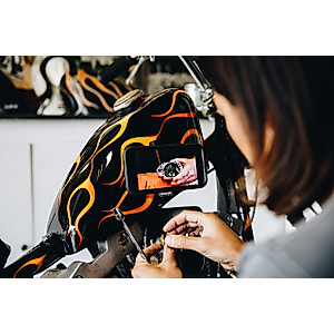 FREAKMOUNT Magnetic Motorcycle Phone Mount - Harley Davidson Accessories - Premium Billet Aluminum Holder for Gas Tank or Any Magnetic Surface, High-Speed Magnets - Fits Most Phones, Black