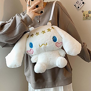 Huositi Anime Plush Backpack Cartoon Character Shoulder Bags Toy Bag Character Cute Soft Filling Bag(CL)
