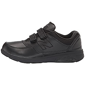 New Balance Men's 813 V1 Hook and Loop Walking Shoe, Black, 10 X-Wide