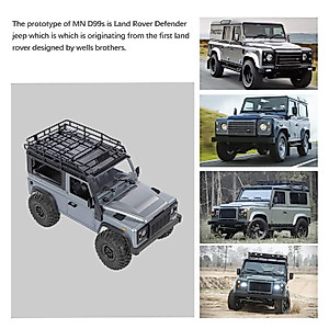 GoolRC MN 99s RC Car, 1/12 Scale 4WD 2.4G Remote Control Car for Kids and Adults, RTR RC Crawler Off-Road Truck for Land Rover Vehicle Models