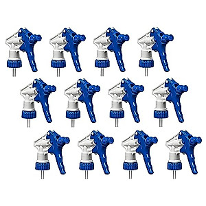 ljdeals 12 Pack Heavy-Duty Trigger Sprayer Replacement Nozzles, Blue, Leak-Free, Chemical Resistant, Comfortable Grip, Fit 28-400 16oz/32oz Bottles, Multi-Purpose, Cleaning, Gardening and More…