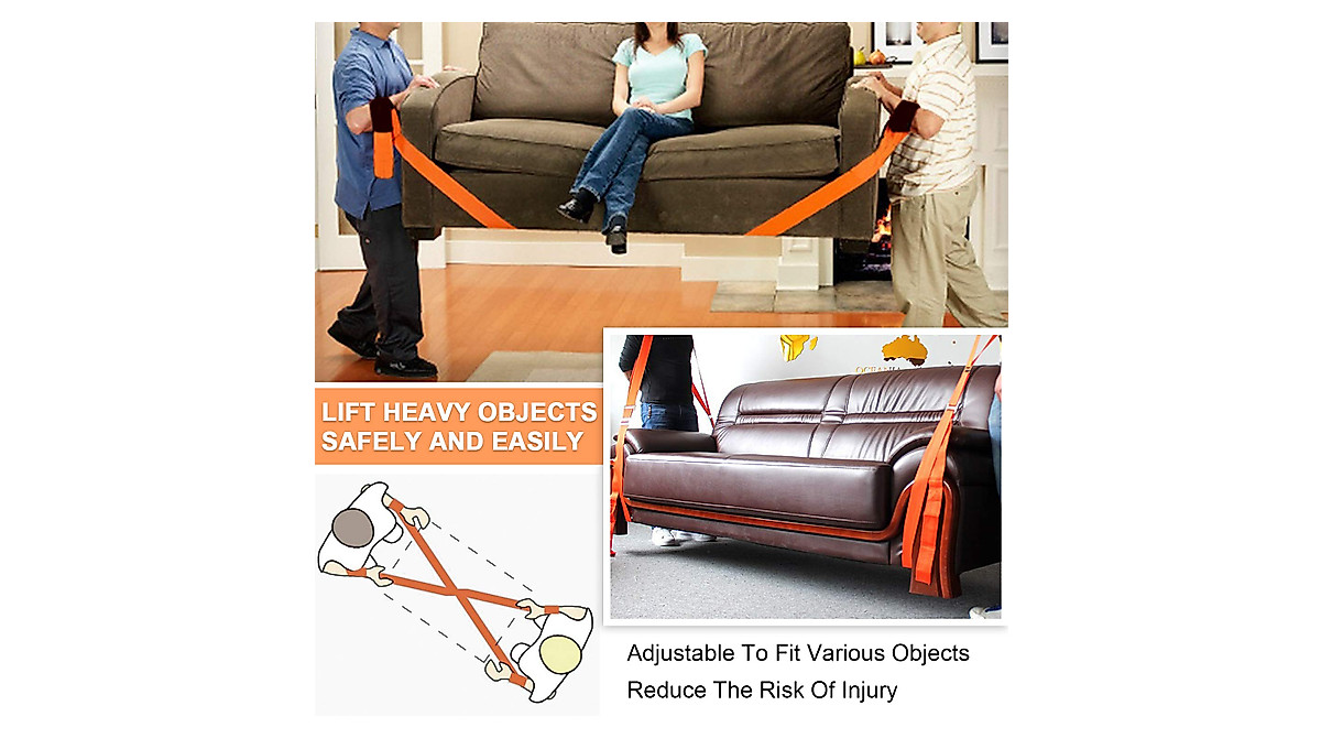 Lifting Straps Kit for Easy Home Moving