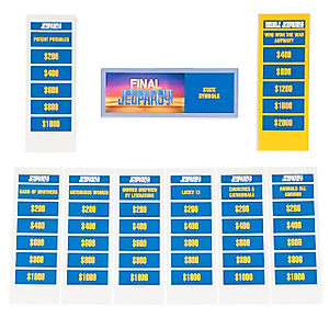 Outset Media Jeopardy The Card Game - Travel Quiz Game with 108 Answers and Questions - Ages 12+
