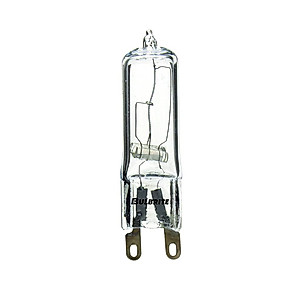 Bulbrite Halogen T4 Q60G9CL 120-Volt Halogen JC Type Line Voltage G9 Flat Pin Bulb, 60-Watt,Clear
