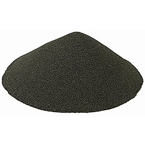BLACK BEAUTY Abrasive Blast Media Extra Fine Abrasive 30/60 Mesh Size for use in Sandblast Cabinet - 25 LBS