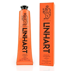 LINHART Whitening Toothpaste – Teeth Whitening, Enamel Strengthening Natural and Organic Toothpaste with Mint Flavor (3.5 oz)