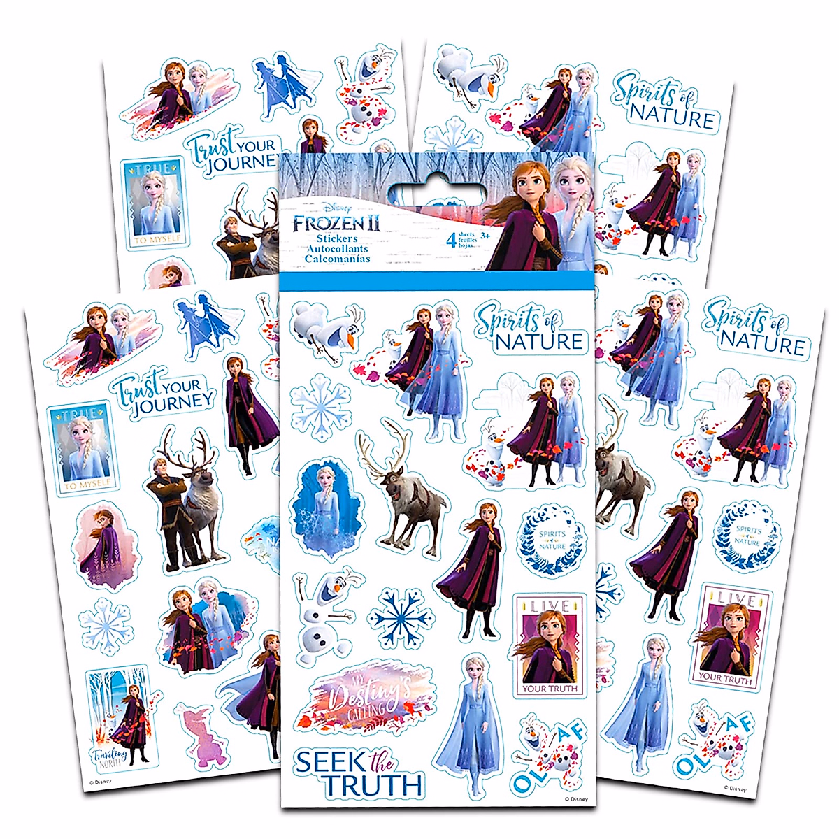 Disney Frozen Bath Accessories Set ~ Bundle with 4 Pc Frozen Shampoo (8oz), Frozen Body Wash (8oz), Frozen Tote Bag, Frozen Stickers, More