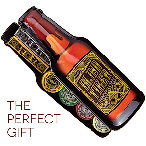 Beers & Bluffs & Blind Tiger, 2 Pack - Alcohol and Gangster 200 Denominated Poker Chip Sets & Playing Cards in Bottle Shaped Tin Case - Las Vegas Casino & Prohibition Theme Novelty Gift Box