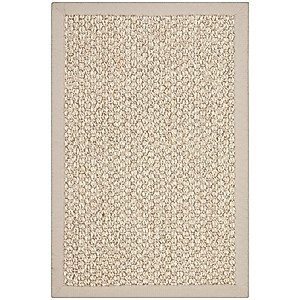 SAFAVIEH Natural Fiber Collection 2' x 3' Marble NF525C Premium Sisal Accent Rug