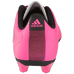 adidas Goletto VIII Firm Ground Soccer Shoe, Team Shock Pink/Black/Black, 13 US Unisex Little Kid