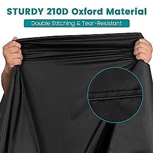 Favoto Bike Cover Waterproof Outdoor - Bicycle Cover Thicken Oxford 29 Inch Windproof Snow Rustproof with Lock Hole Storage Bag for Mountain Road Bike City Bike Beach Cruiser Bike, Black
