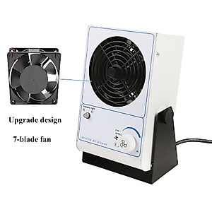 YUCHENGTECH Upgrade Ionizing Air Blower Anti Static Fan Anti Static Ionizer Static Eliminator (110V)