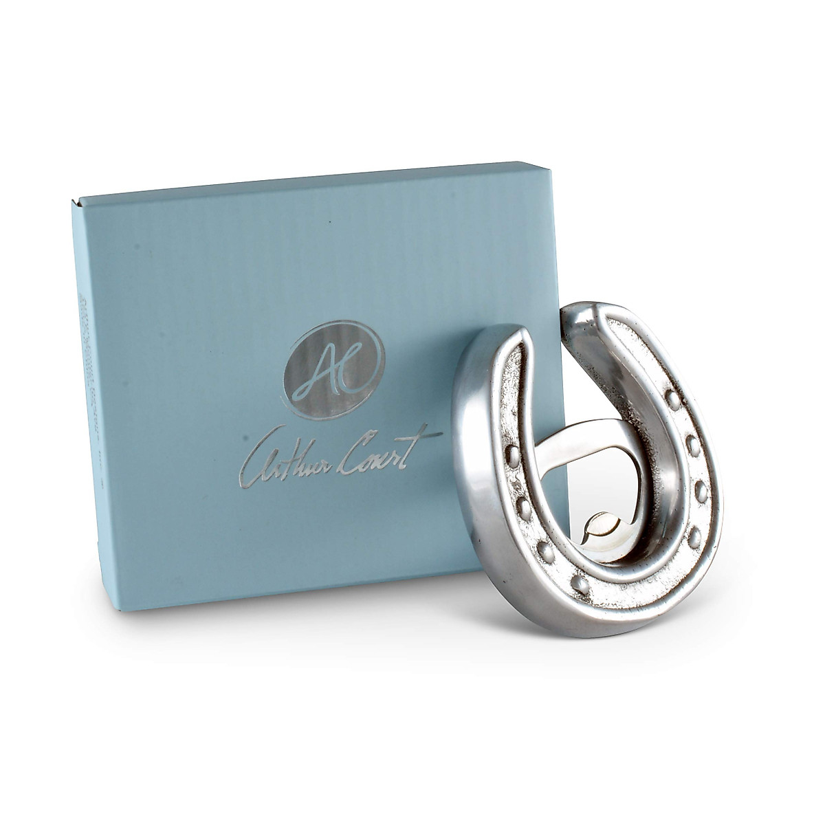 Arthur Court Designs Aluminum Western Lucky Horseshoe Bottle Opener 3 inch Long