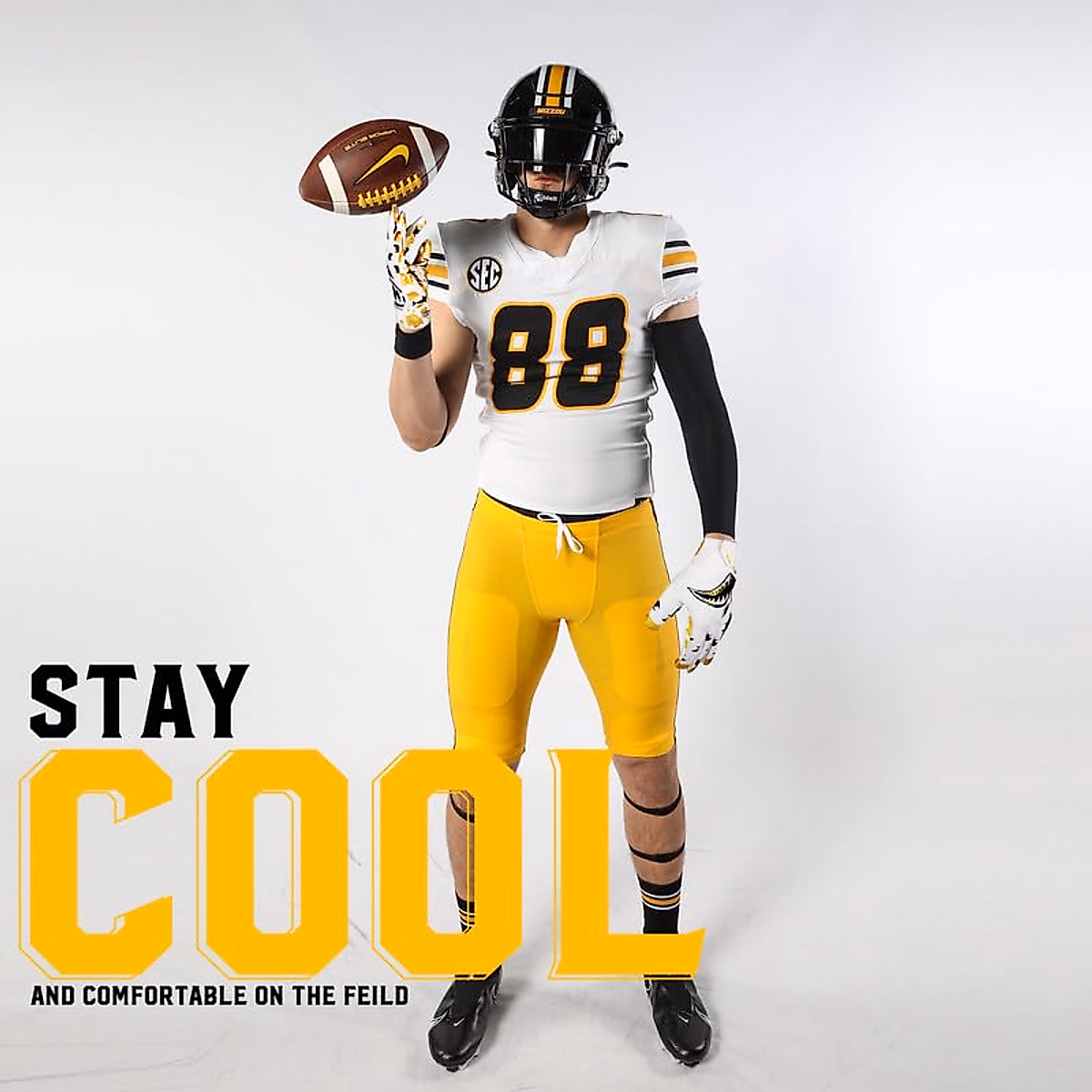 LISAAZ Limited Edition Shark Football Gloves Skin Fit Youth Football Gloves Tacky Football Gloves Men| Football Gloves for Kids 8-12 Receiver Gloves Adult/Football Gloves Youth