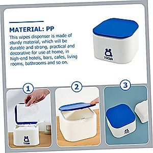 Alasum 3pcs Desktop Storage Box Travel Wipes Case Baby Diaper Bags Baby Holder Moist Fresh Wipe Container Tissue Storage Holder Wet Wipes Dispenser Tissue Box Holder Tissue Boxes Toilet