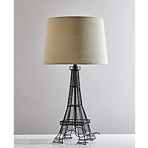 Adesso SL5001-01 Eiffel Tower Table Lamp, Black
