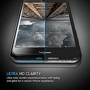 Purity Glass Screen Protector for iPhone 8 Plus / 7 Plus (3-Pack) [w/Installation Frame] Tempered Glass Screen Protector Compatible with Apple iPhone 8 Plus, iPhone 7 Plus [Case Friendly] (3 Pack)