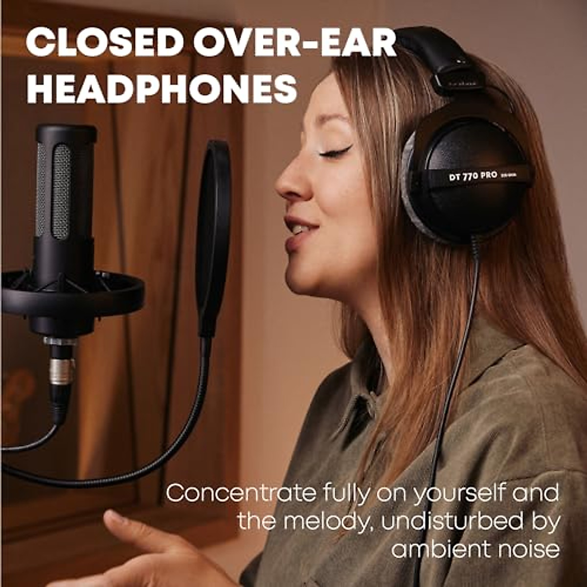 beyerdynamic DT 770 Pro 32 Ohm Studio Headphone, Grey (DT 770 Pro 32 Ohm Grey)