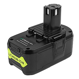 ARyee 6000Ah 18V P108 Replacement Battery for Ryobi 18V Lithium Battery P102 P103 P104 P105 P107 P109 Ryobi ONE+ Cordless Tool