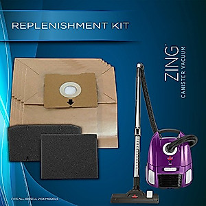 Bissell 2242 Replacement Filters for Zing Bagged Canister