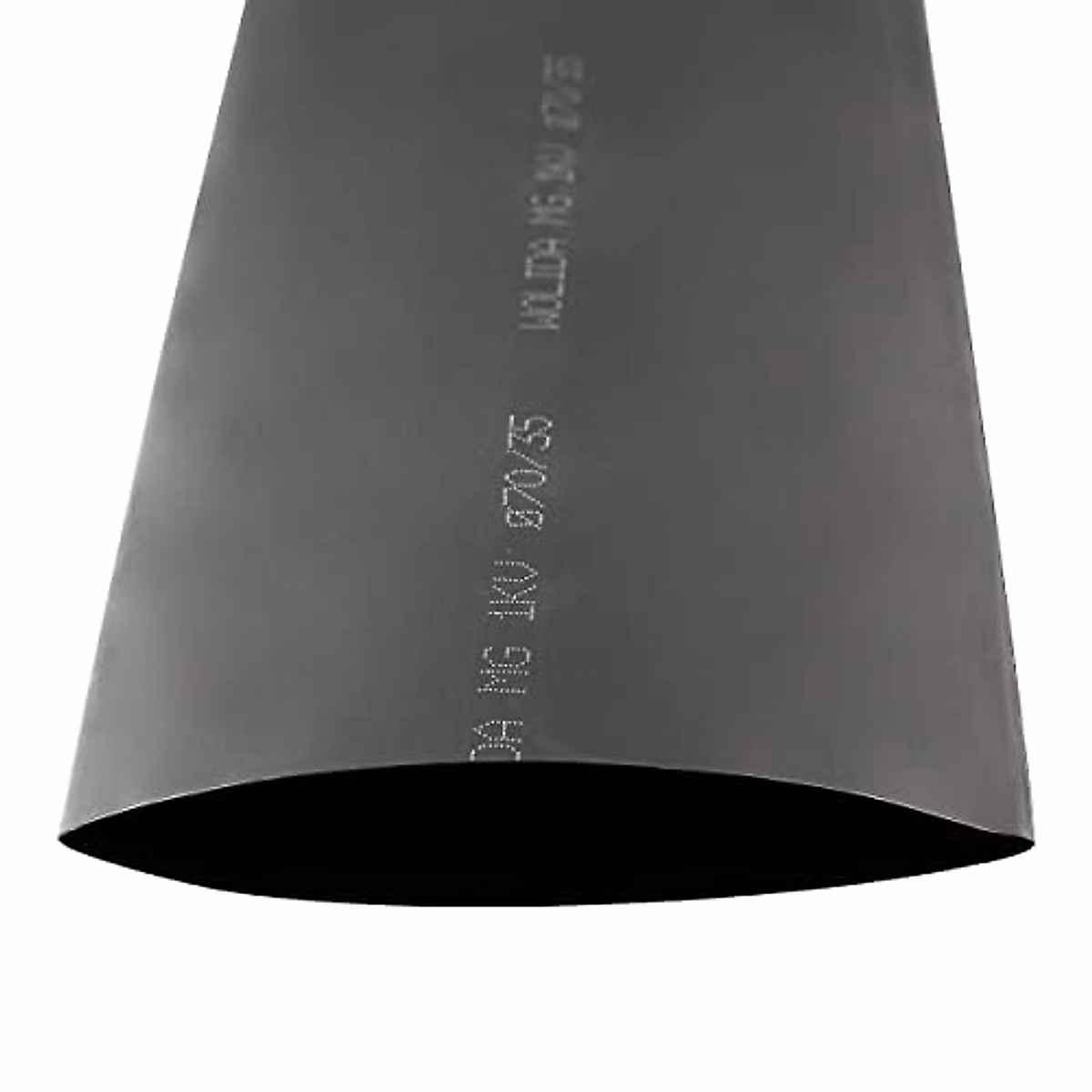 Electrical Buddy Heat Shrink Tubing 1M Black 70mm Diameter 110mm Flat Width 2:1 Polyolefin Tube Sleeving