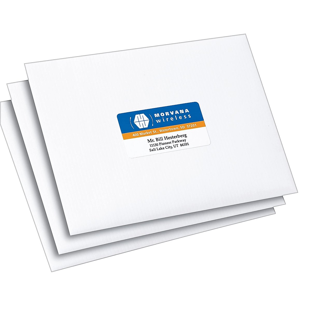 Avery Print-to-The-Edge Printable Address Labels with Sure Feed, 1-1/4" x 2-3/8", White, 450 Blank Mailing Labels (06871)