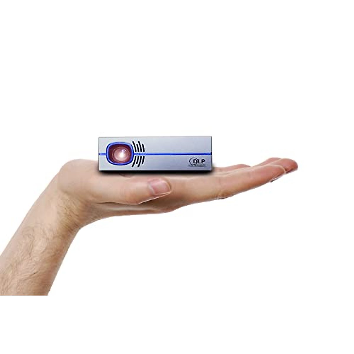 AAXA Technologies P8 Smart LED DLP Mini Projector, WiFi Bluetooth, Android 10.0, Wireless Smartphone Mirroring, USBC & HDMI Input, Built-in Apps, Support 1080p Portable Movie Projector (Renewed)